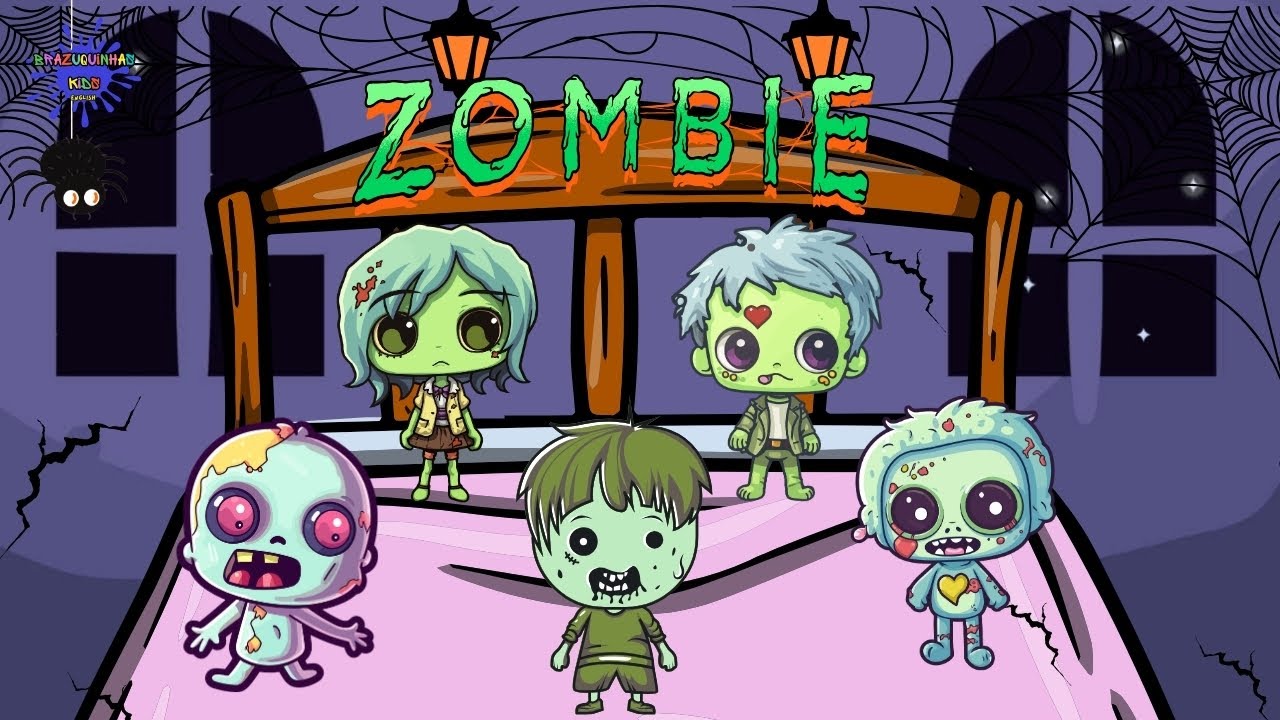 Five Little Zombies - Halloween Song - YouTube