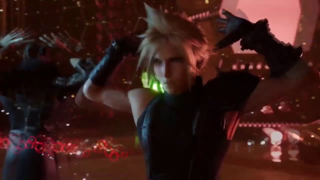 Cloud is voguing - FFVII Remake (Dance scene) - YouTube