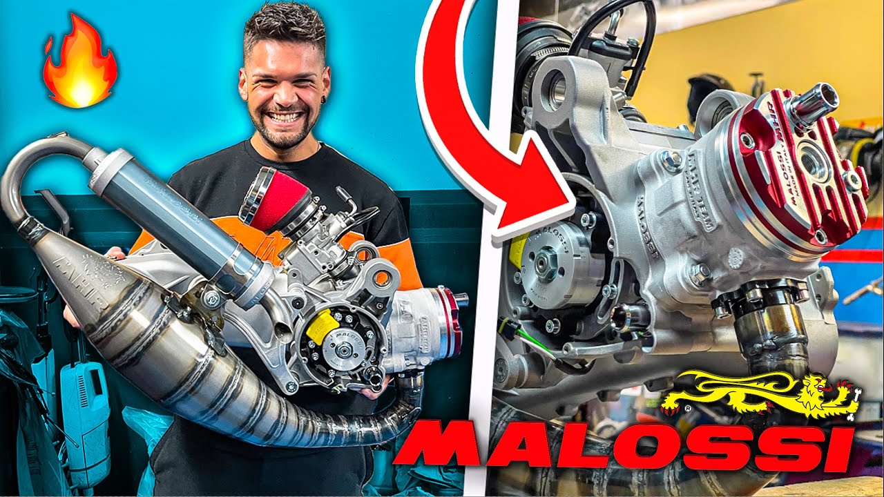 IL MOTORE MALOSSI 94cc E' PRONTO 🔥 Da ROTTAME a TROFEO 🏆 - YouTube