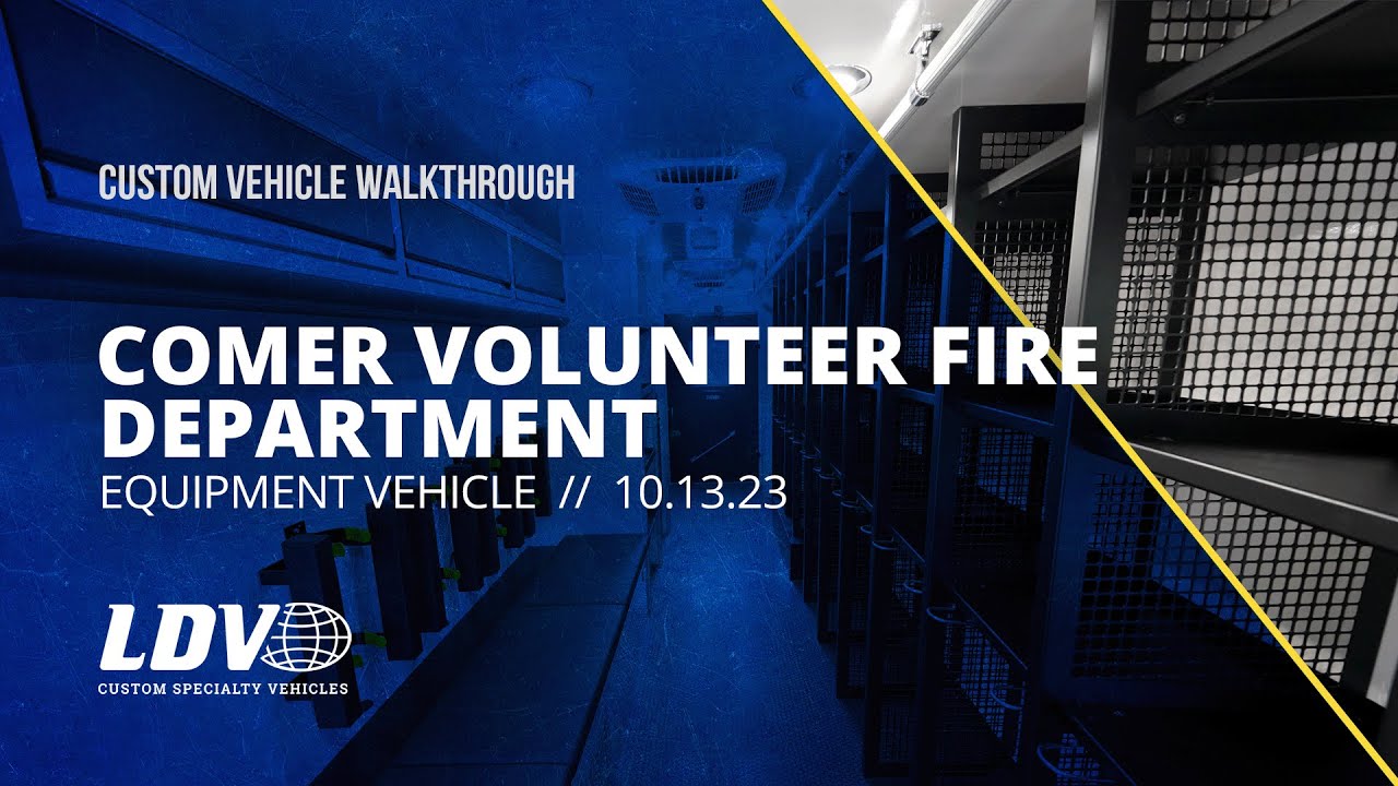 Comer Volunteer Fire Department (GA) Equipment Vehicle - YouTube