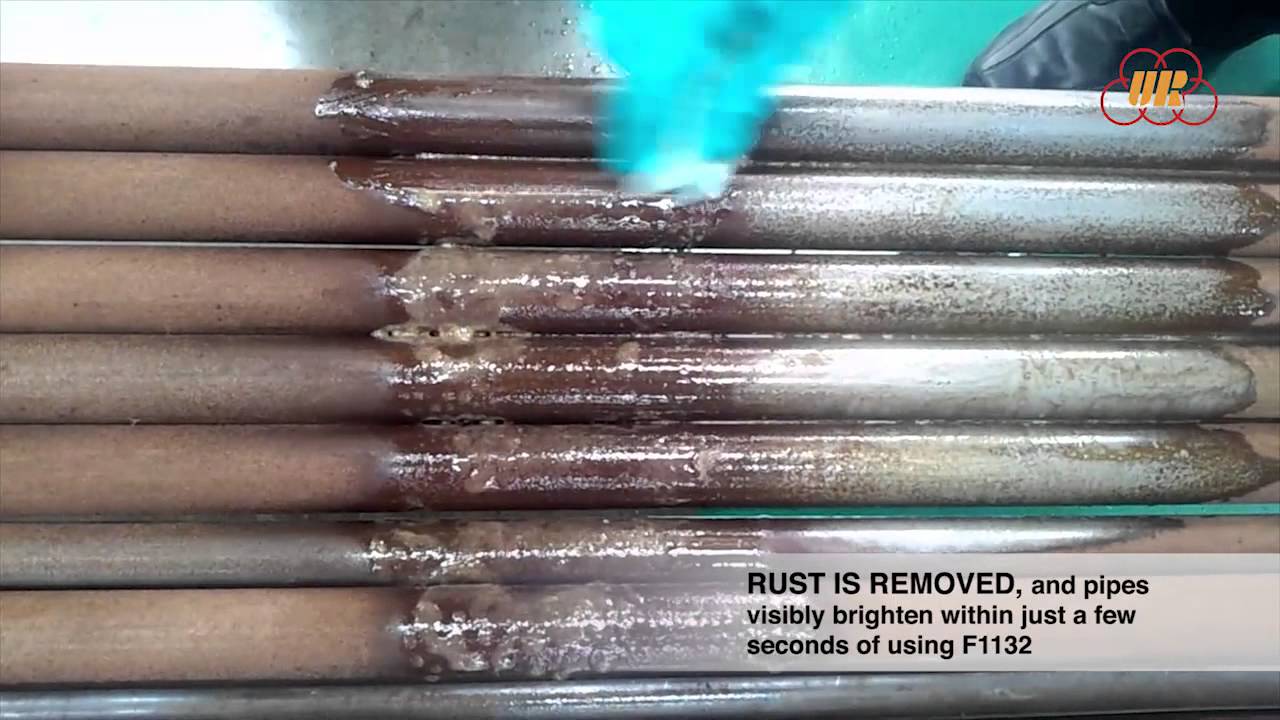 Eurolube F1132 Rust Remover Chemical Trial - YouTube