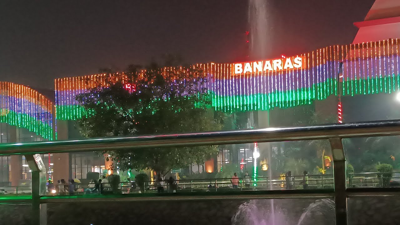 Banaras Railway Station Night View#banarasrailwaystationview# ...