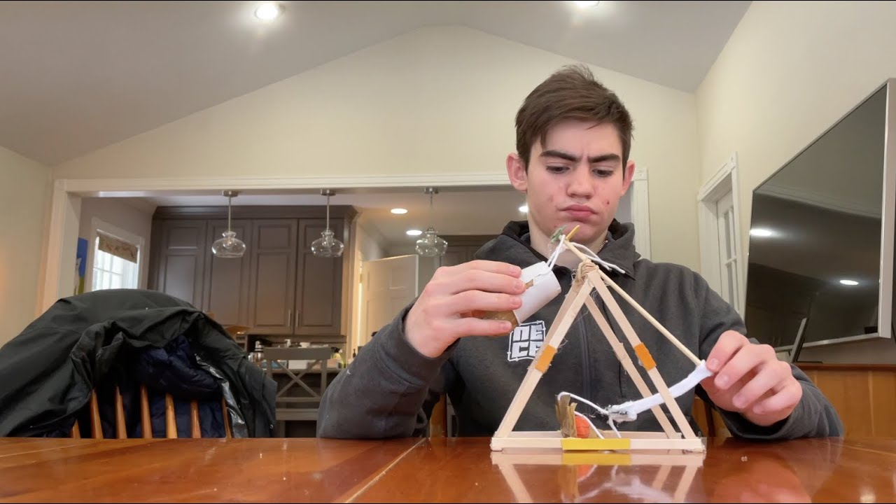 AP Physics Students Build Trebuchets - YouTube