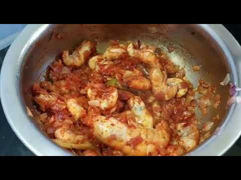 Bunga Royyalu Pulusu, prawns recepies from Home makers club - YouTube