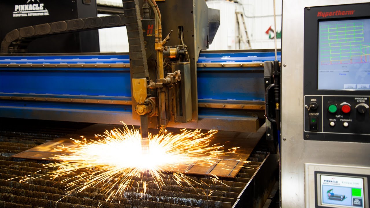 CNC Plasma Cutting | Heavy Equipment Repair - YouTube