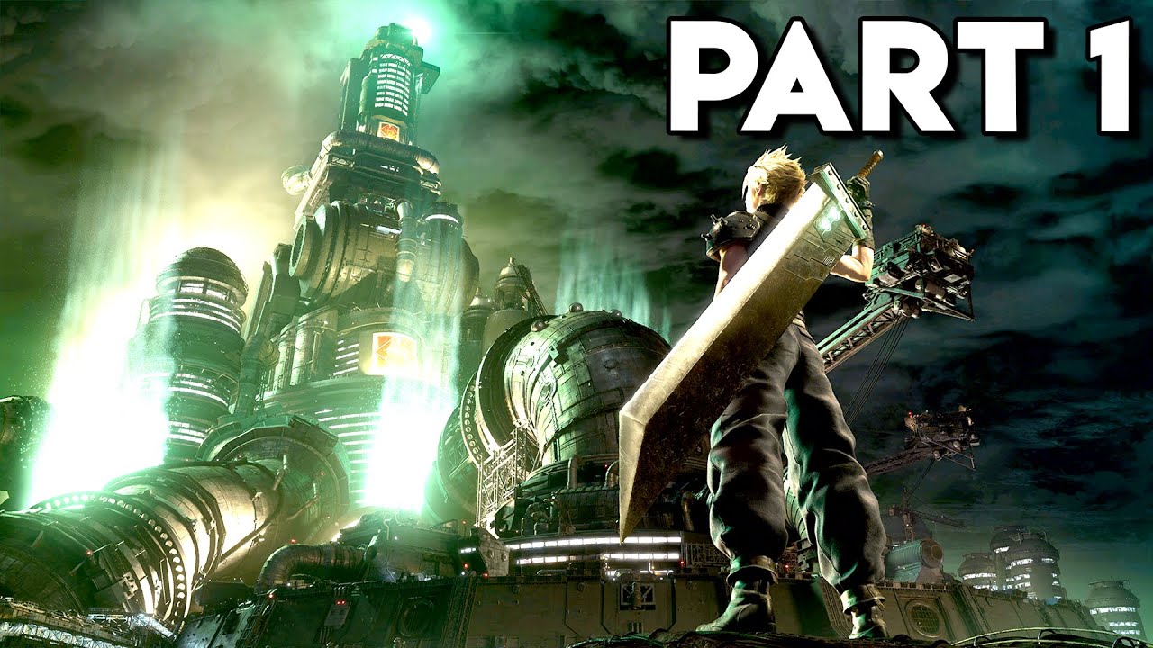 Final Fantasy 7 REMAKE Let's Play Part 1 | The FIRST 2 Hours! Chapters ...