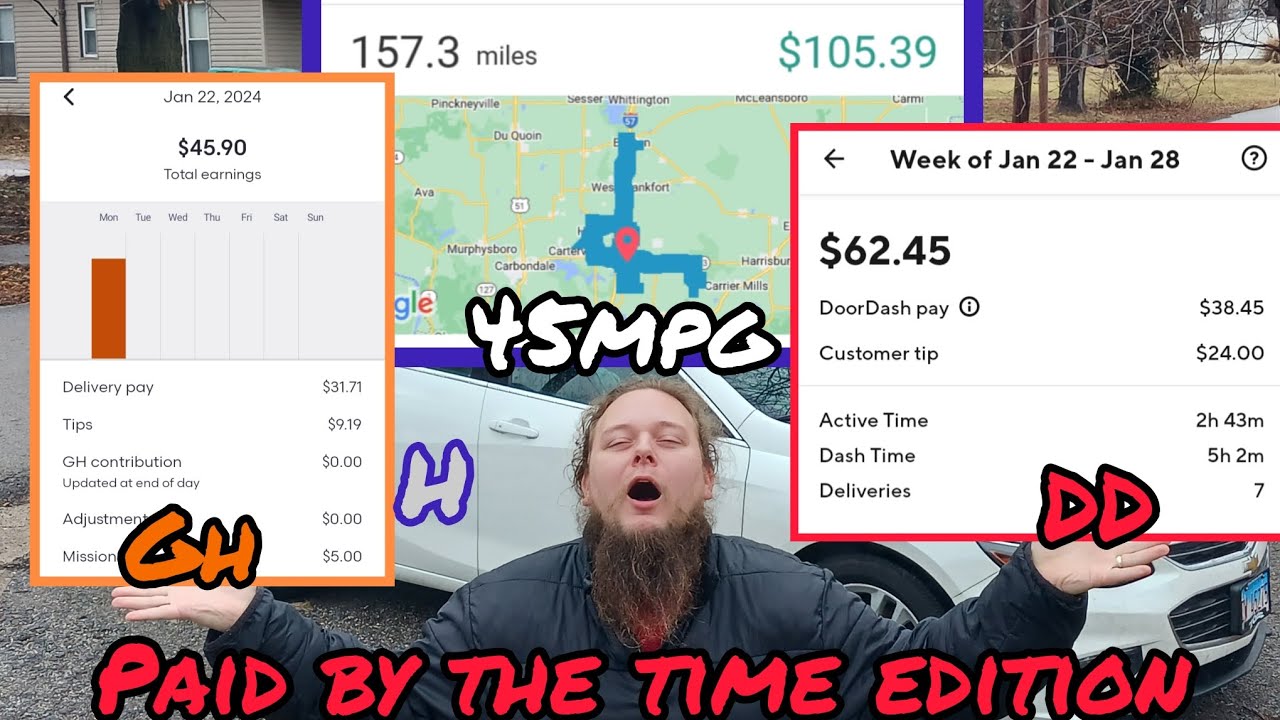 Doordashing full time as top dasher. Paid by the time edition.To Benton ...
