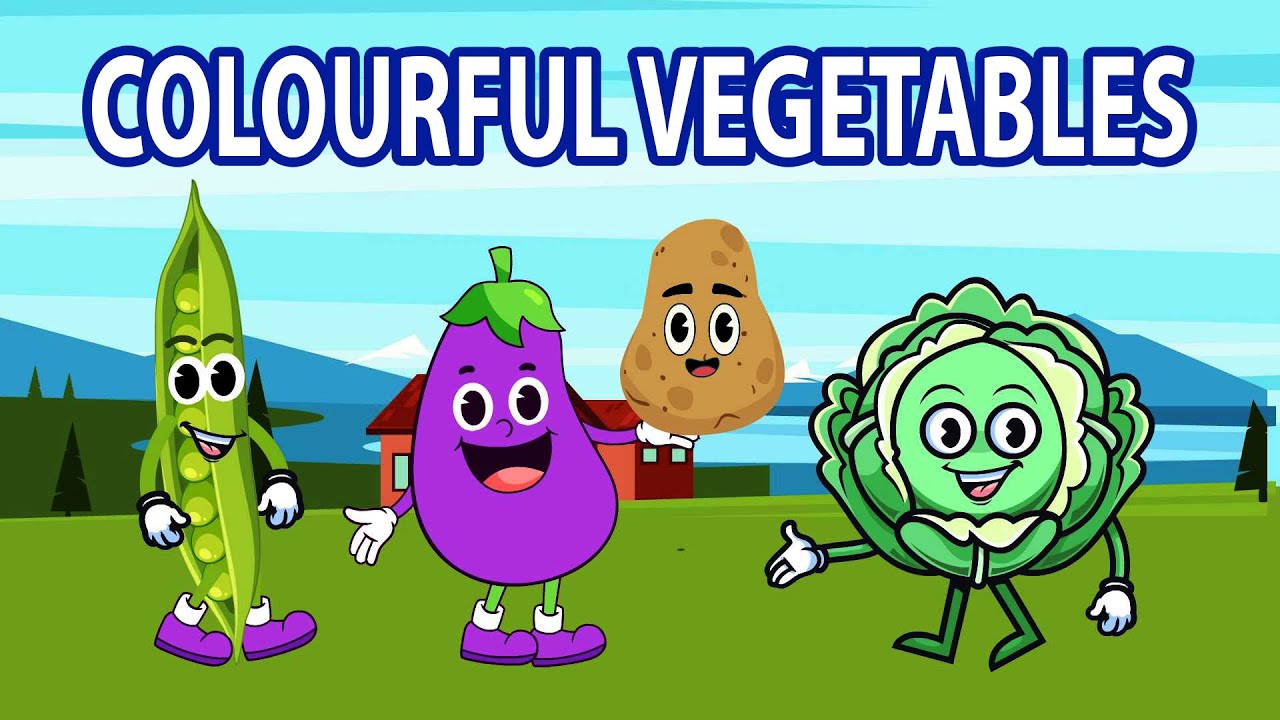 Colourful Vegetables | Kids & Nursery Rhymes | Sing Along Song ...