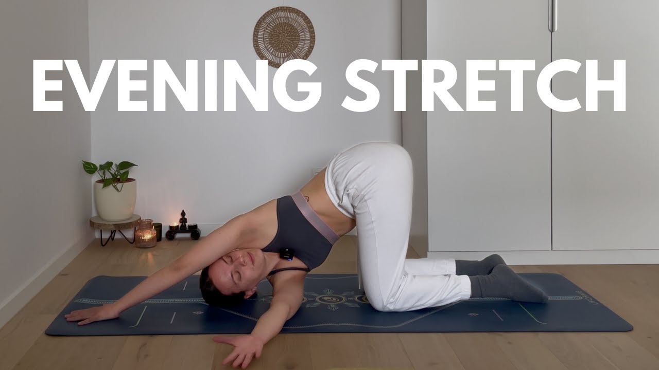 Relaxing Evening Yoga Stretch - 10 Minute Bedtime Restorative Yoga For ...