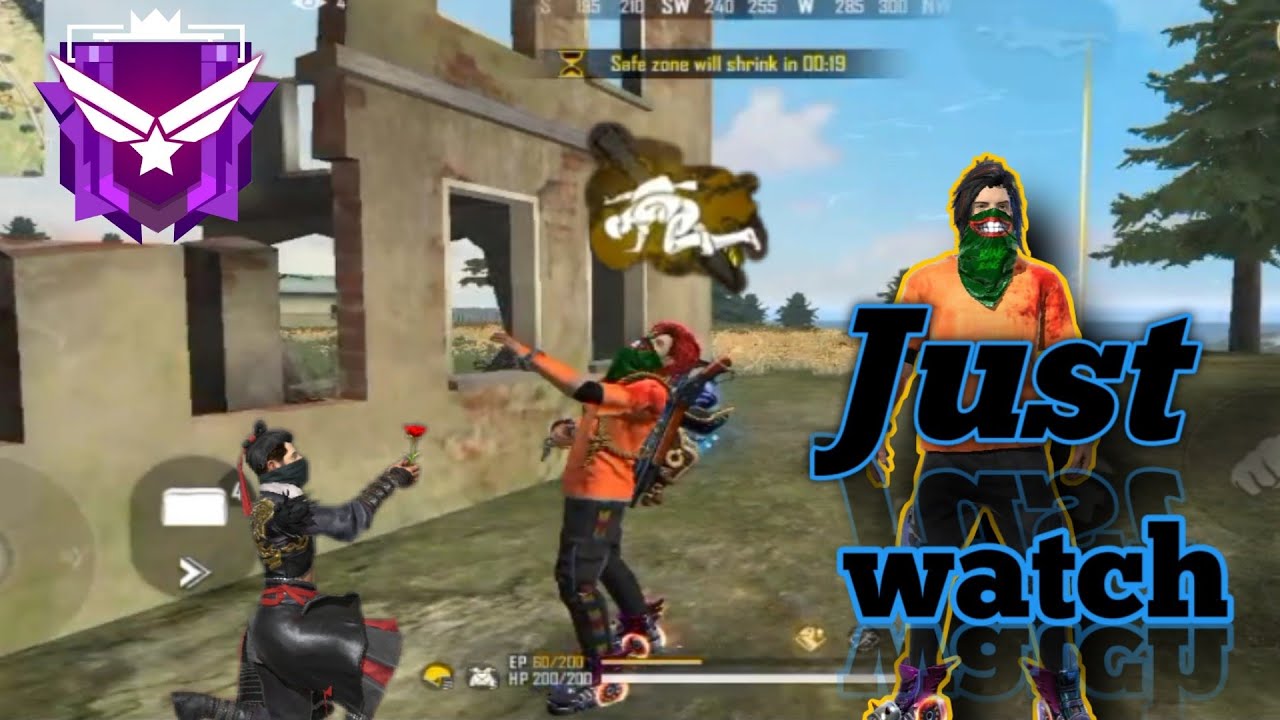 Crazy moves by Rk //GARENA FREE FIRE // - YouTube