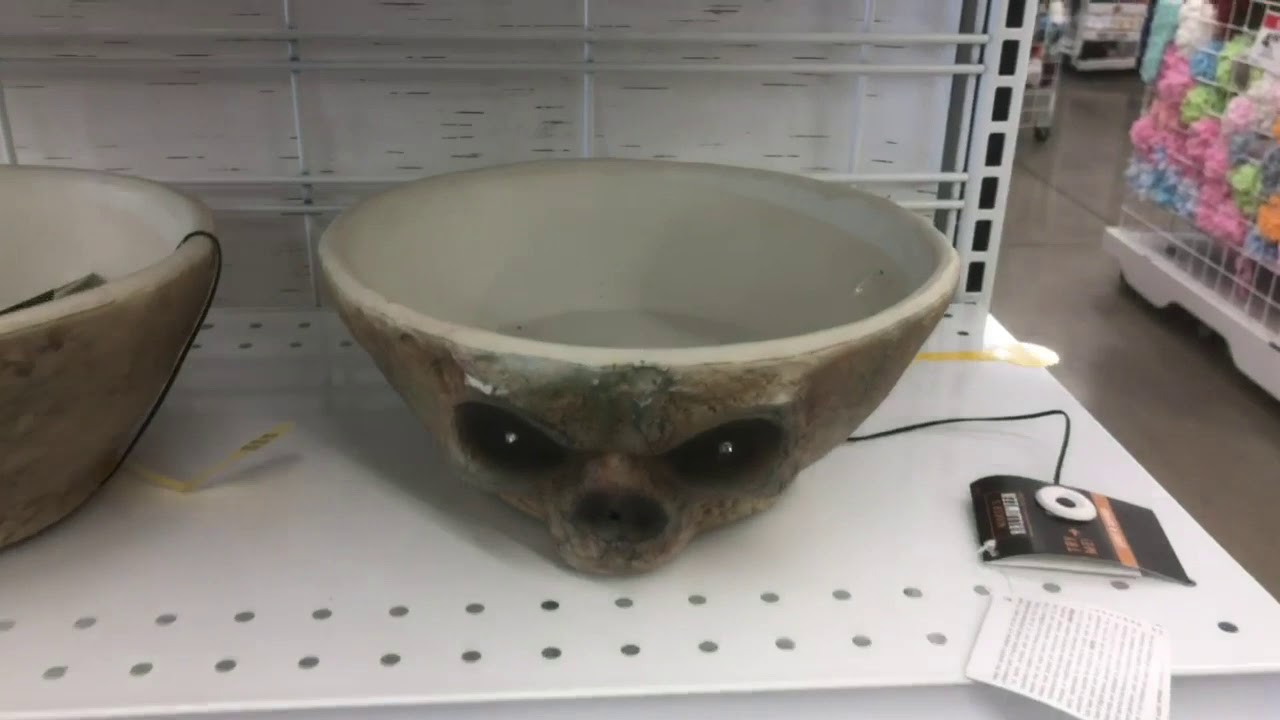Skeleton head candy bowl - Joann Halloween 2019 - YouTube