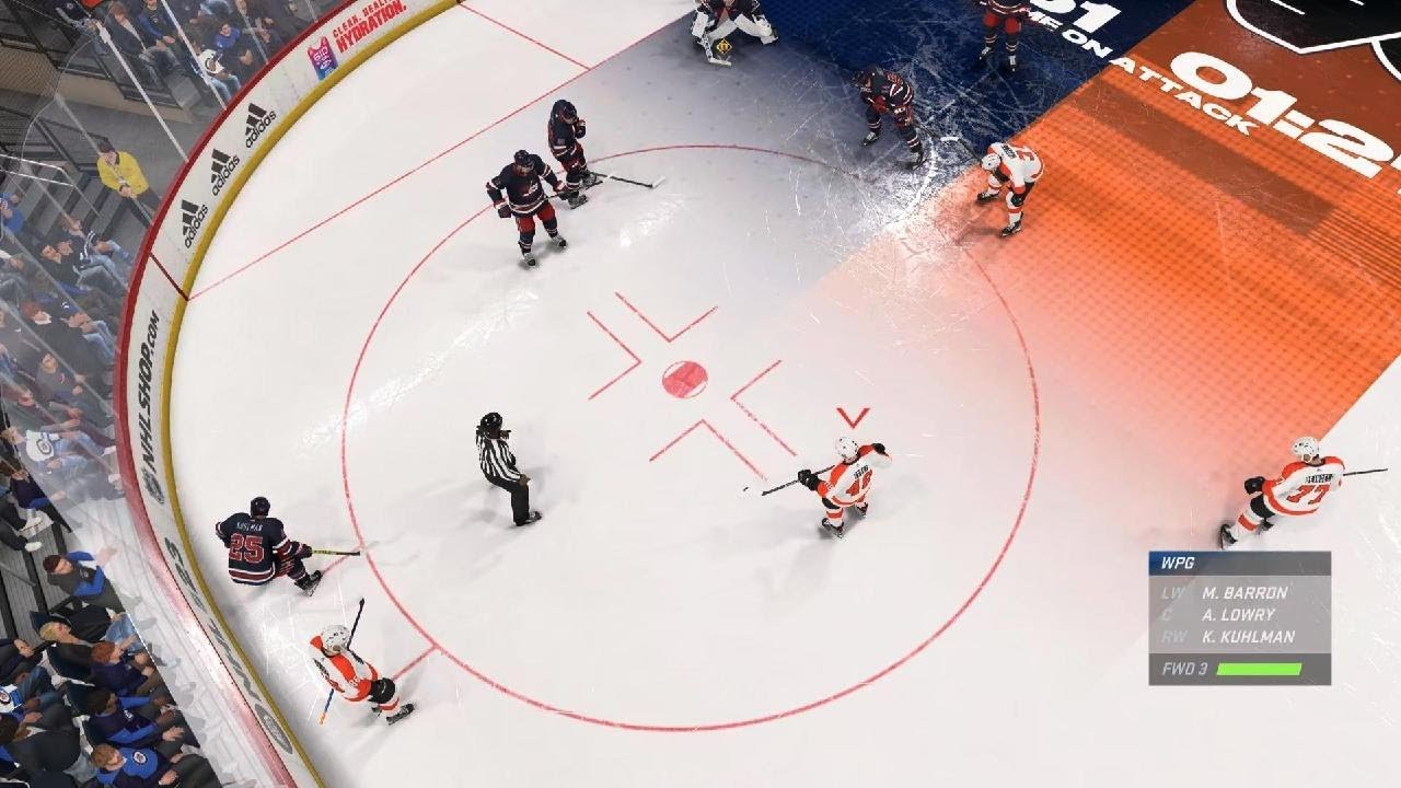 Jets vs. Flyers in NHL23 - YouTube