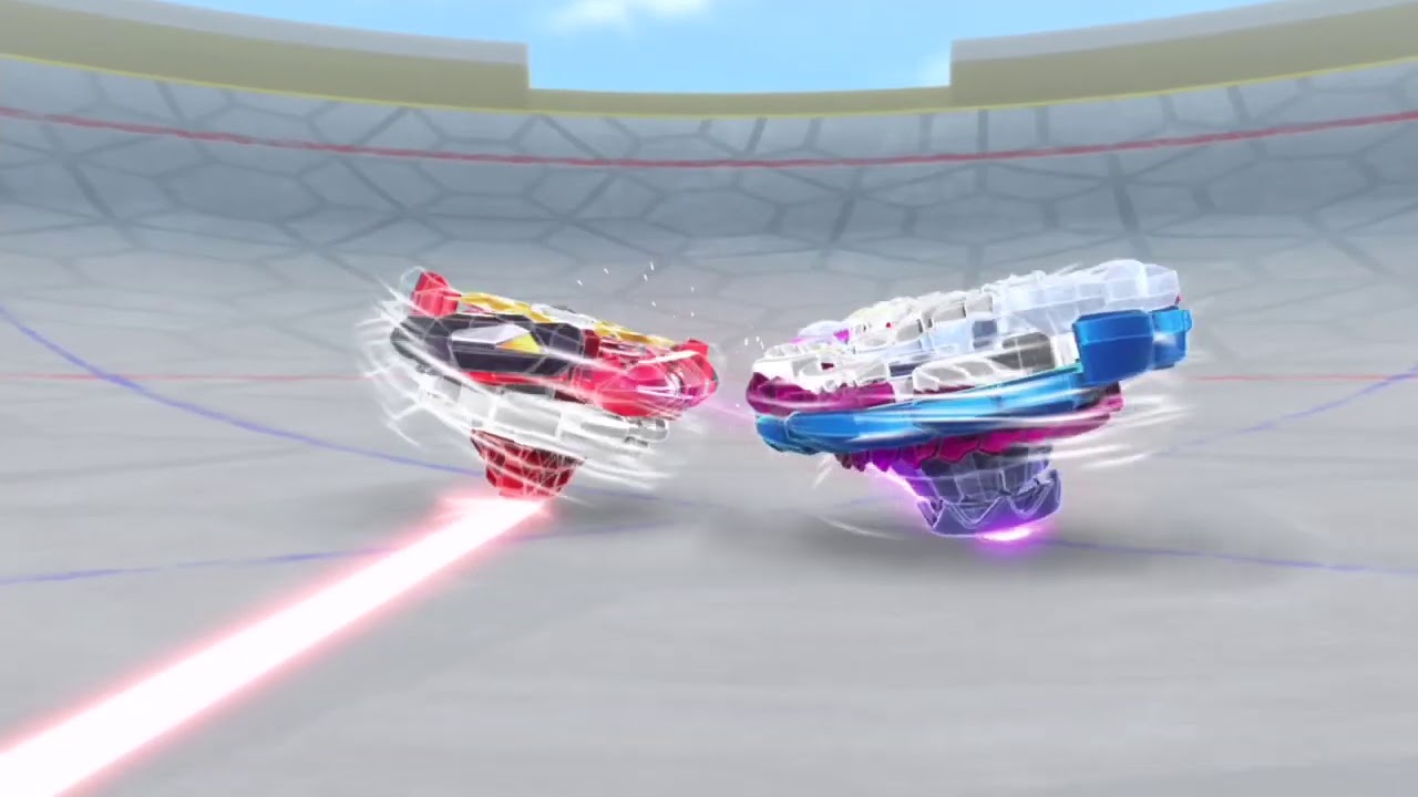 Beyblade burst evolution shu vs lui - YouTube