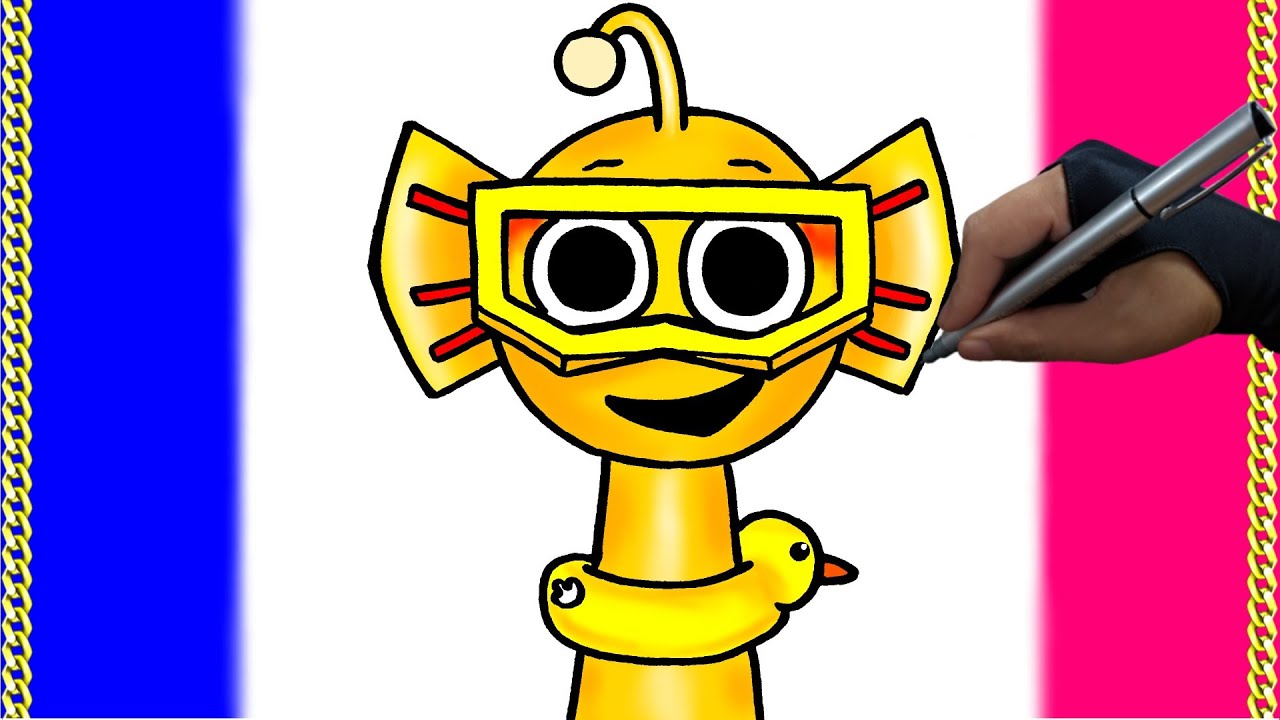 How To Draw Sprunki Bailey - YouTube