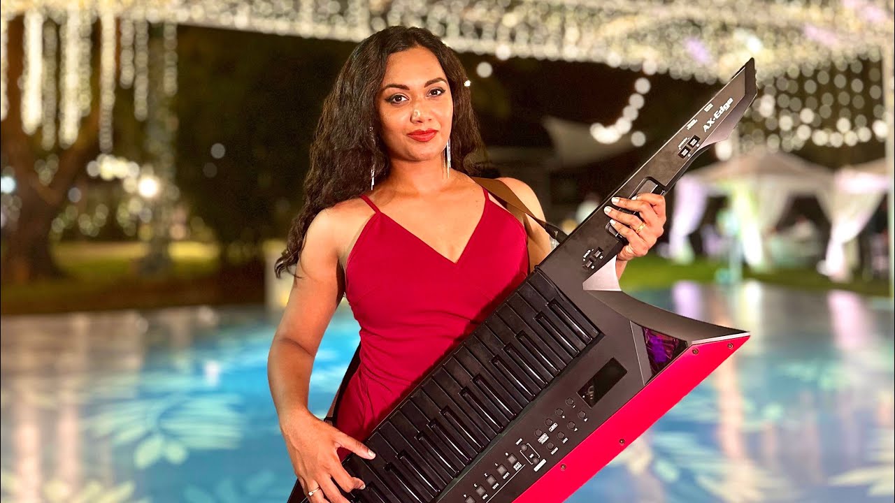 ‘Burn’| DEEP PURPLE - Jon Lord keyboard solo on the ROLAND AXE EDGE ...