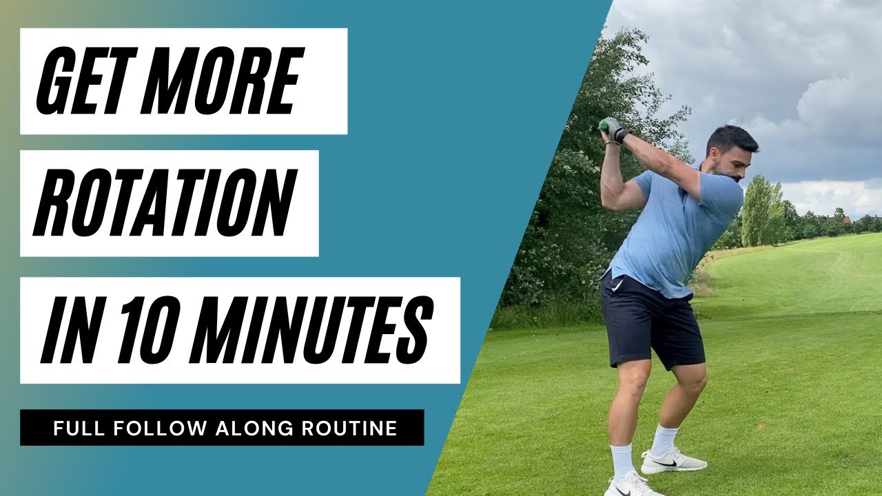 Golf Stretch Routine for a Longer Backswing - Full Follow Along Routine ...