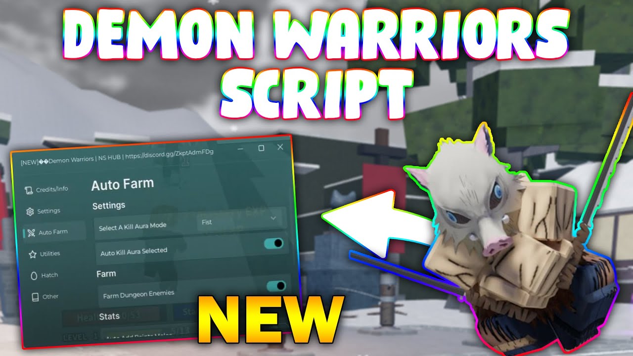 *NEW* Demon Warriors Script (PASTEBIN 2024) (KILLAURA, GODMODE ...