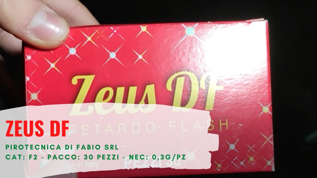 Test PETARDI ZEUS DF di Pirotecnica Di Fabio srl - YouTube