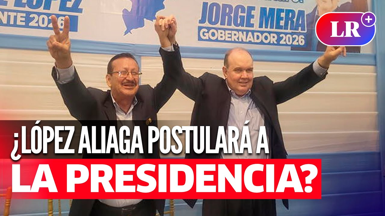 Presentan a RAFAEL LÓPEZ ALIAGA como CANDIDATO PRESIDENCIAL | #LR - YouTube