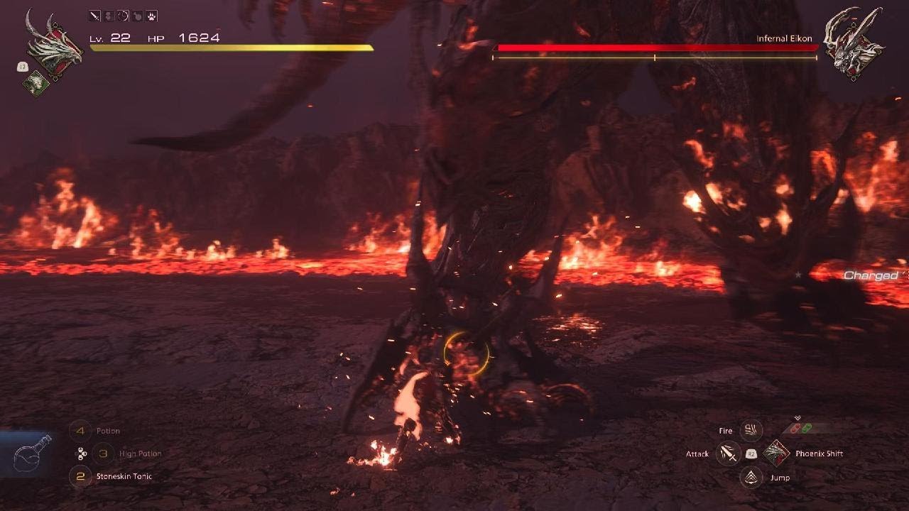 FINAL FANTASY XVI - Infernal Eikon Fight - YouTube