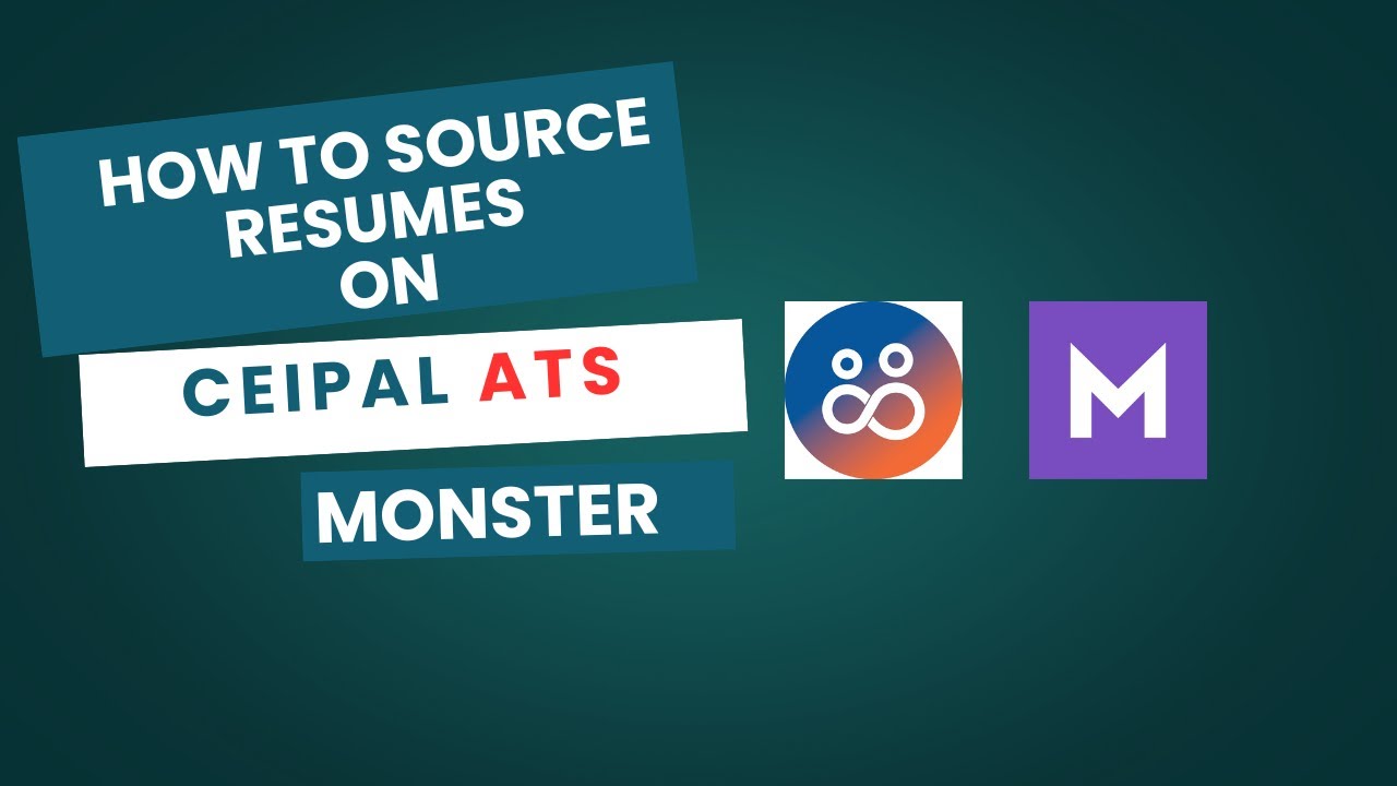 How To Source Resumes On Ceipal Monster - English | Canada And US IT ...