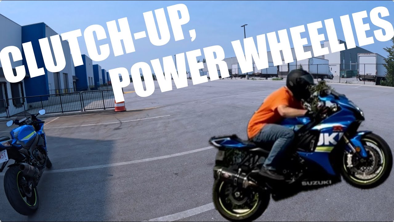 Learning how to WHEELIE my Suzuki GSX-R 750 - YouTube