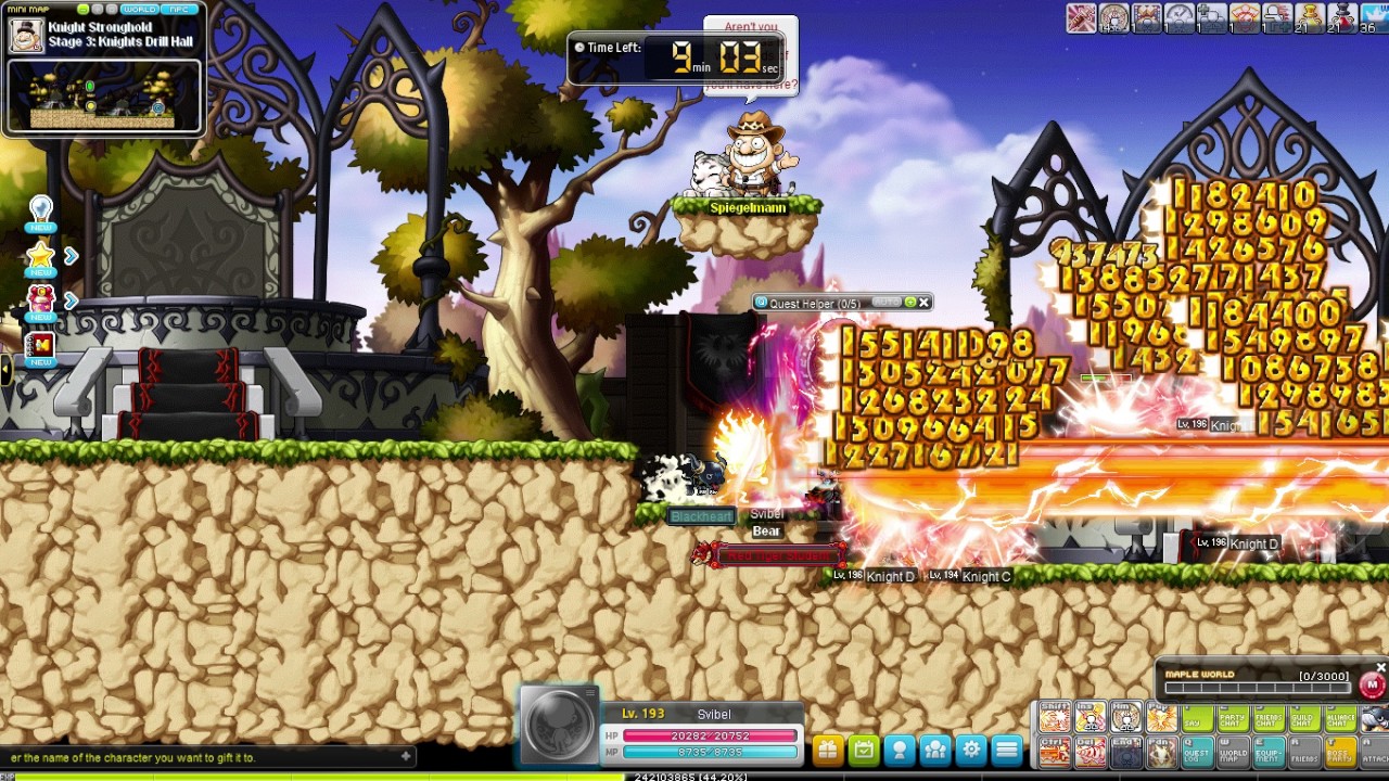 Level 193 Buccaneer vs MP Knight Stronghold [Reboot] - YouTube