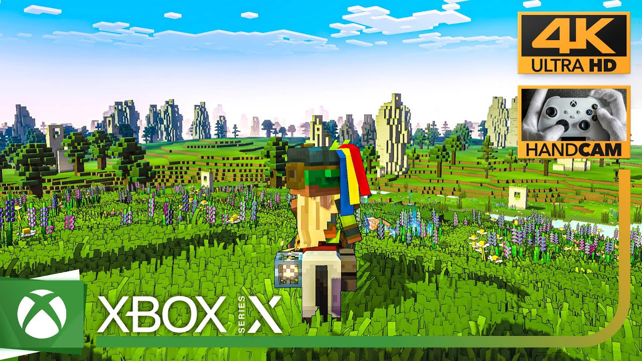 Minecraft Legends looks BEAUTIFUL at Xbox Series X Gameplay 4K 60fps ...