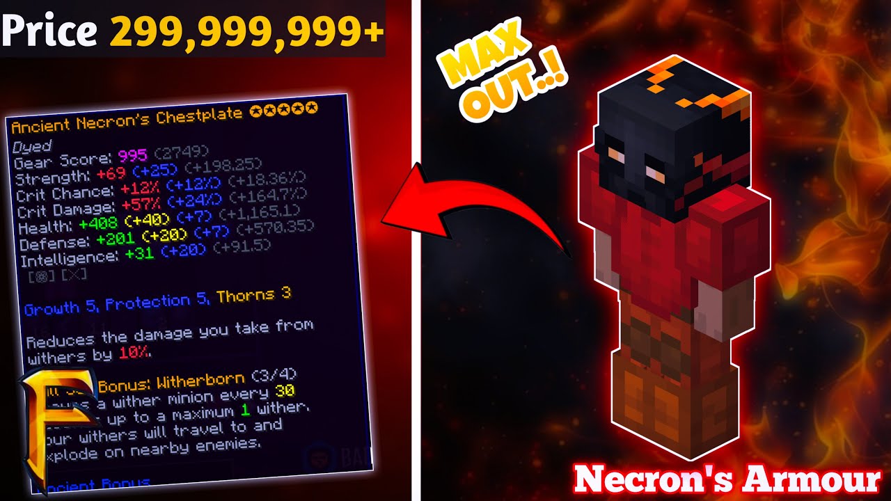 I Finally Crafted NECRON’S ARMOUR in FakePixel… Full Maxed Guide 🔥💀"⭐ ...