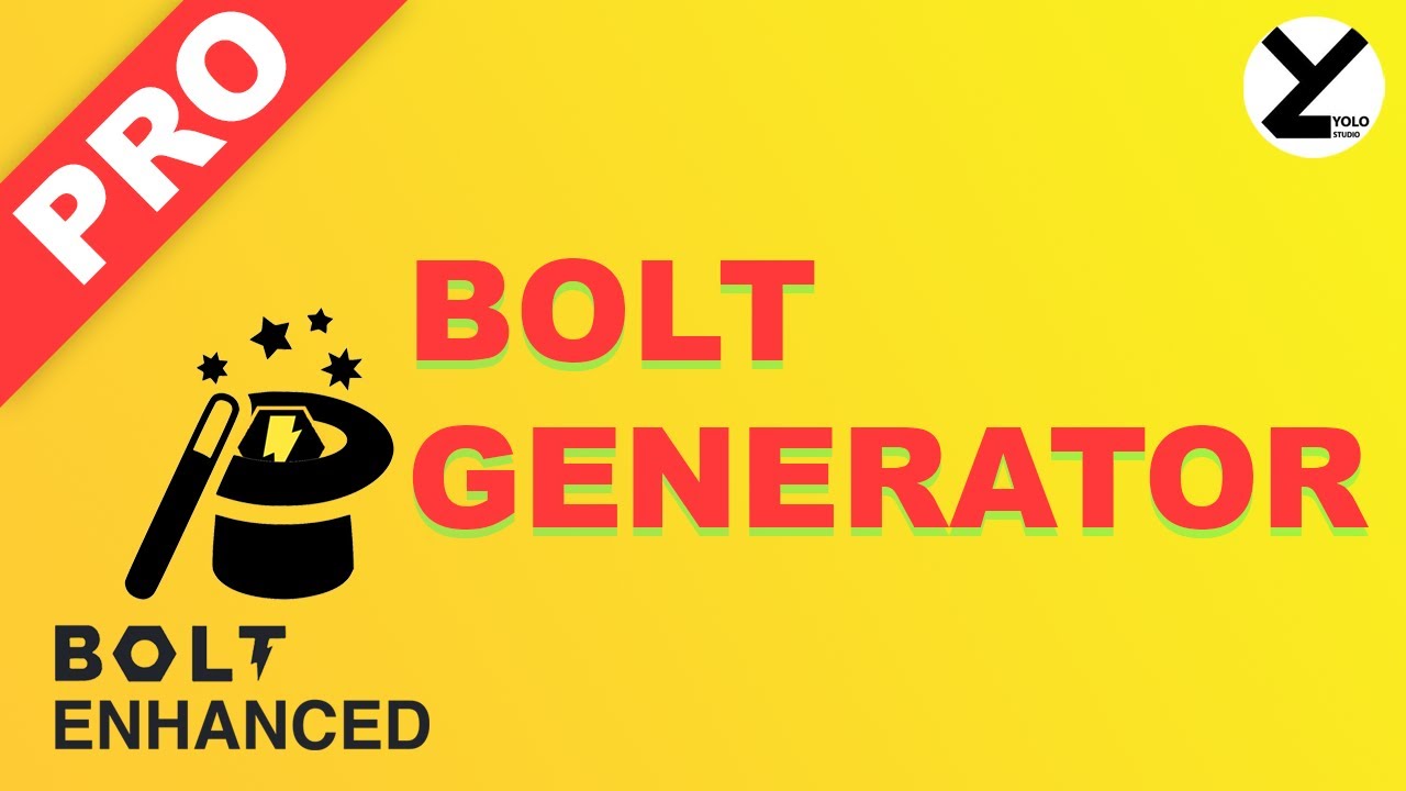 Bolt Enhanced Pro - Bolt Generator New Update Preview - YouTube