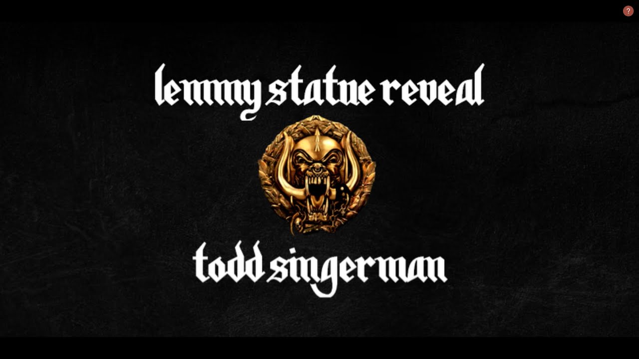 Lemmy Statue Reveal - Todd Singerman speech - YouTube