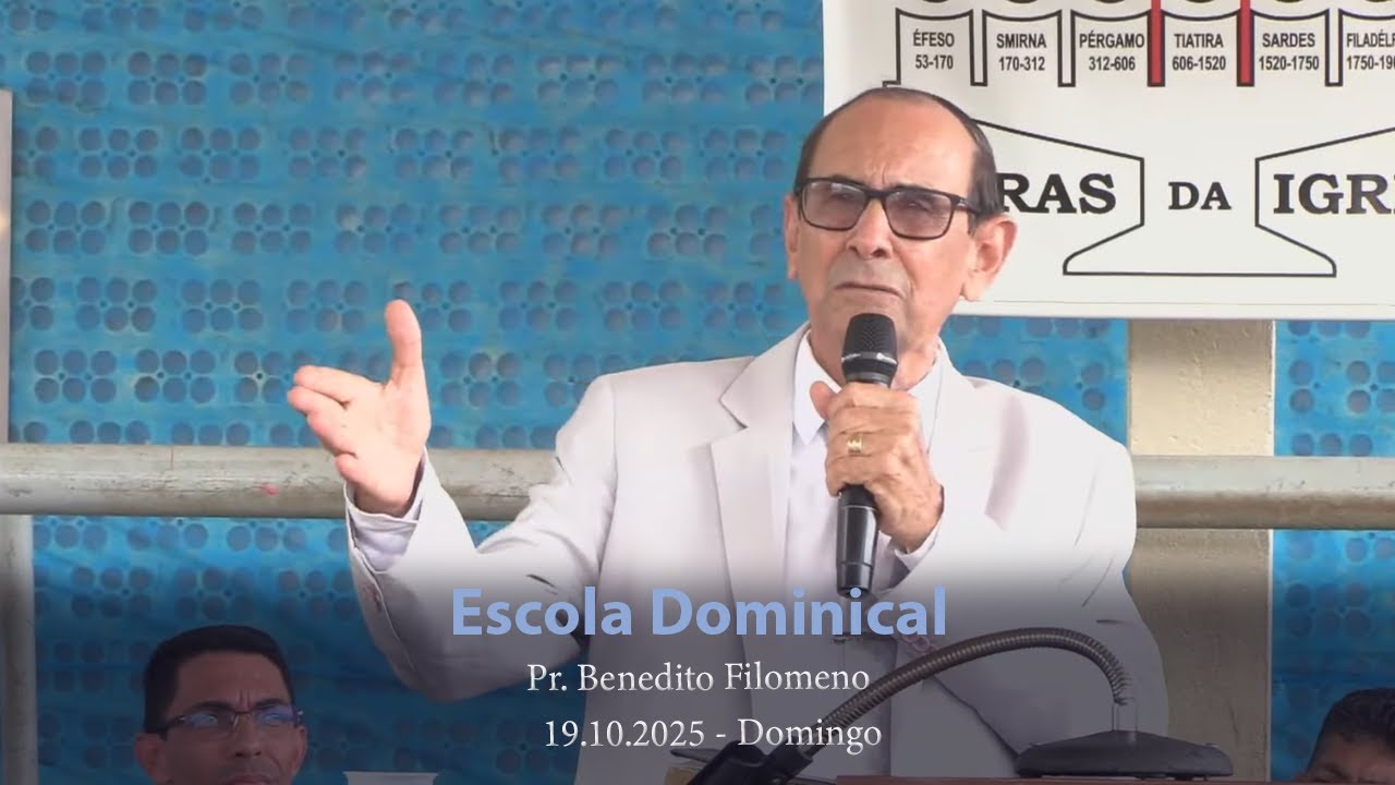 19.10.2025 - Domingo de Manhã - Pr. Benedito Filomeno | Encontro ...