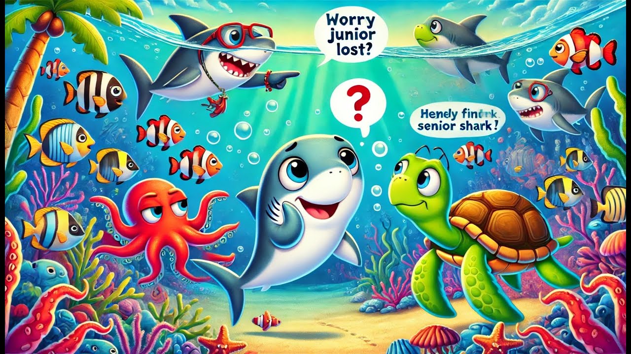 Kids: Junior Shark's Big Adventure: A Tale of Family and Friendship ...