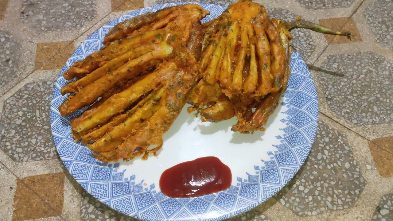 Tasty Brinjal Bajiye Recipe Makes Easy And Fast - YouTube