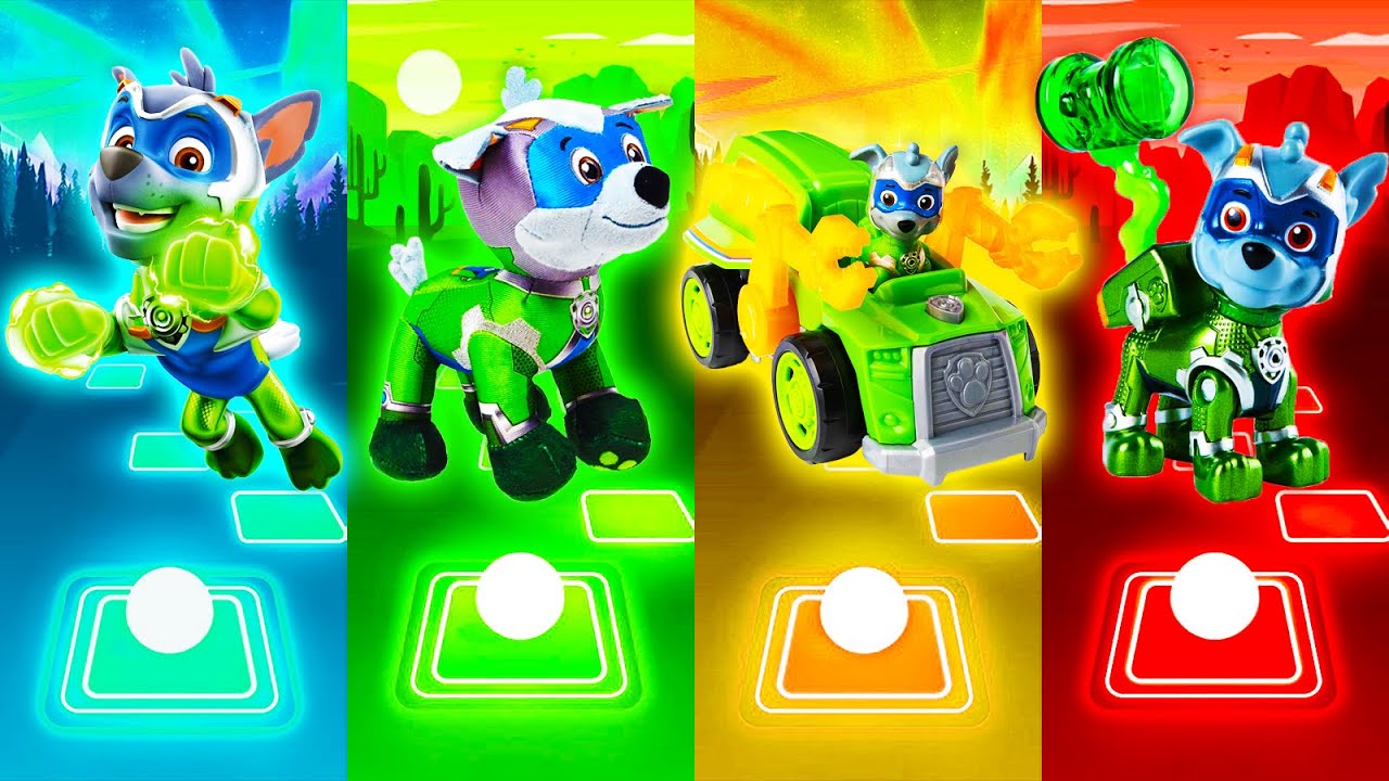 Super Rocky vs Super Rocky Toys | Tiles Hop EDM Rush - YouTube