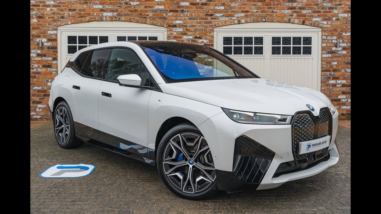 2022 71 BMW IX50 M SPORT IN MINERAL WHITE WITH INTERIOR DESIGN SUITE ...