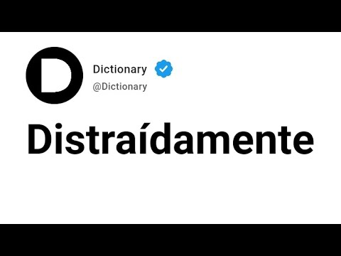Distraídamente Meaning In English - YouTube