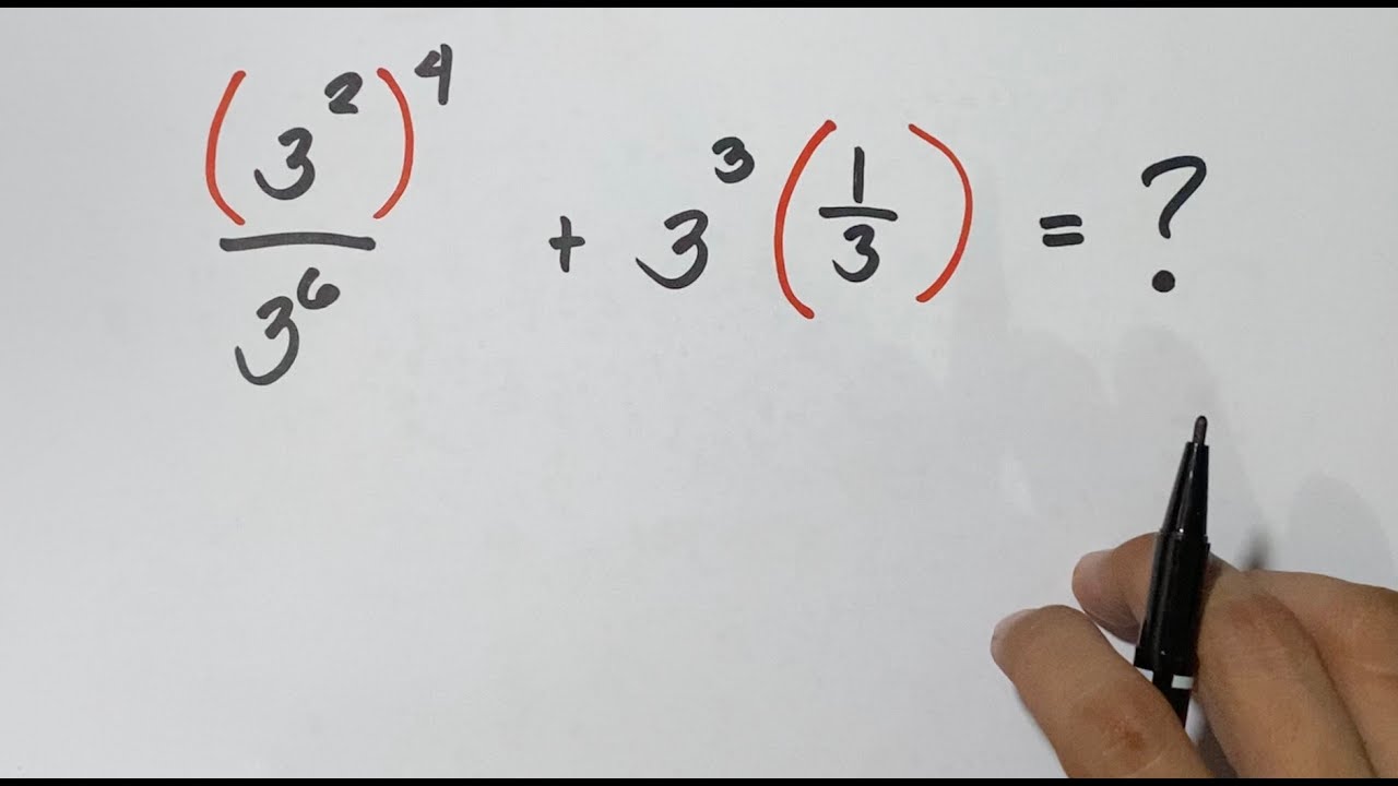 Fractions with Exponent - YouTube