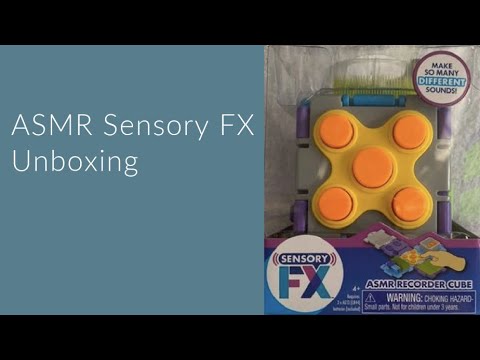 ASMR Sensory FX Recorder Cube Opening - YouTube