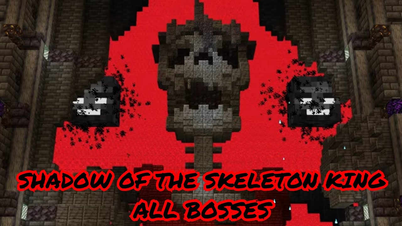 Minecraft Shadow of the Skeleton King All Bosses ( 1.21.1 Map ) - YouTube