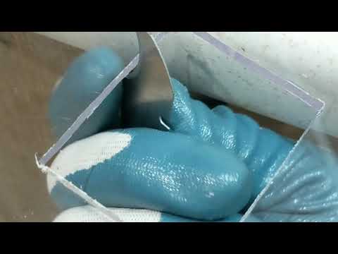 Cutting Square holes in perspex and polycarbonate - YouTube