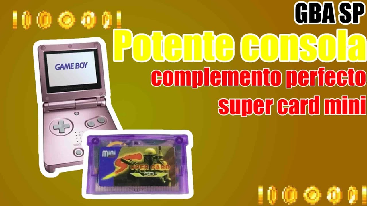 Game Boy Advance SP, super card mini, complemento perfecto, disfruta ...