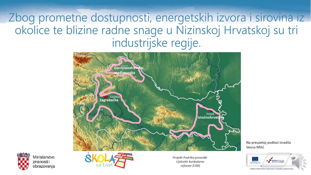 Geografija 8. r OŠ - Nizinska Hrvatska - YouTube
