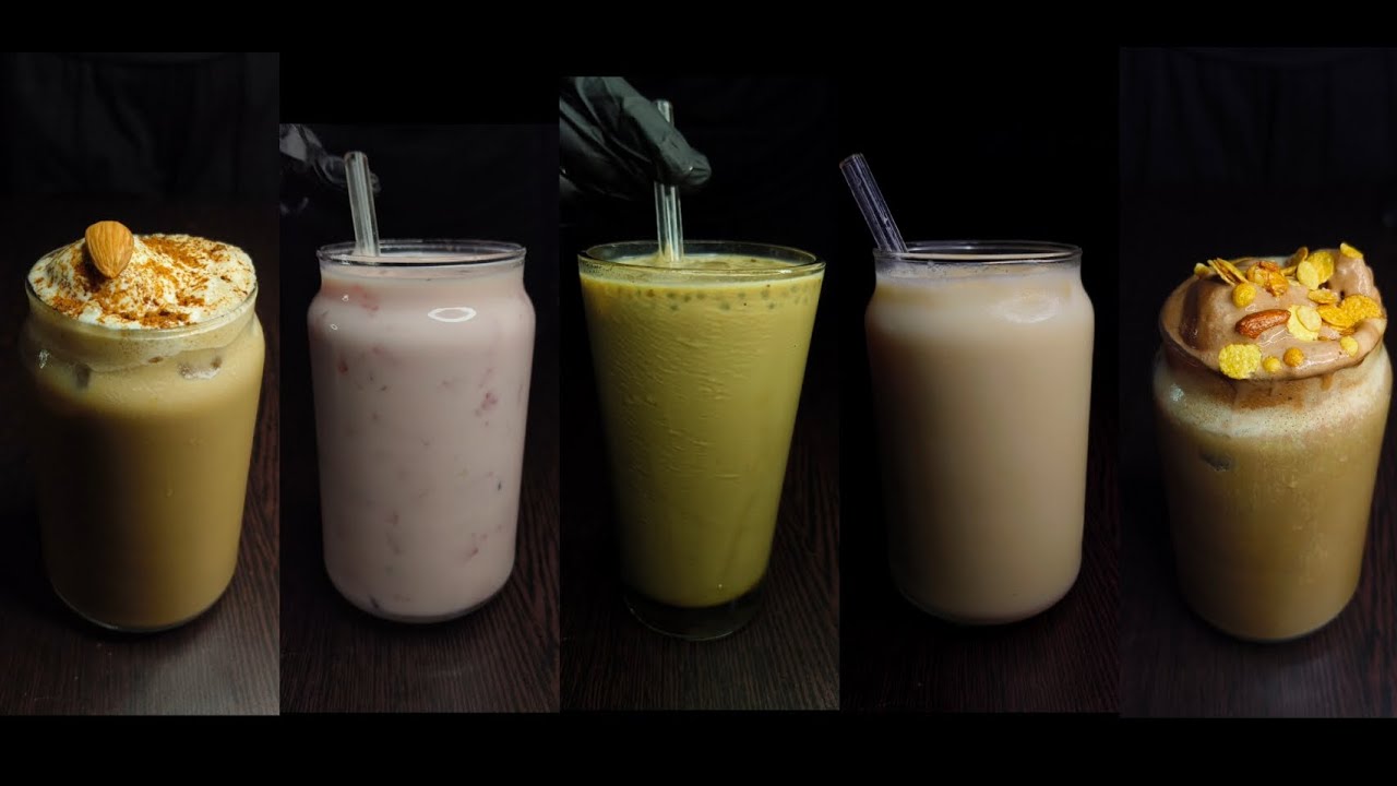 Top 5 milkshakes | Banana boost milkshake | Rose milkshake | Cold Boost ...