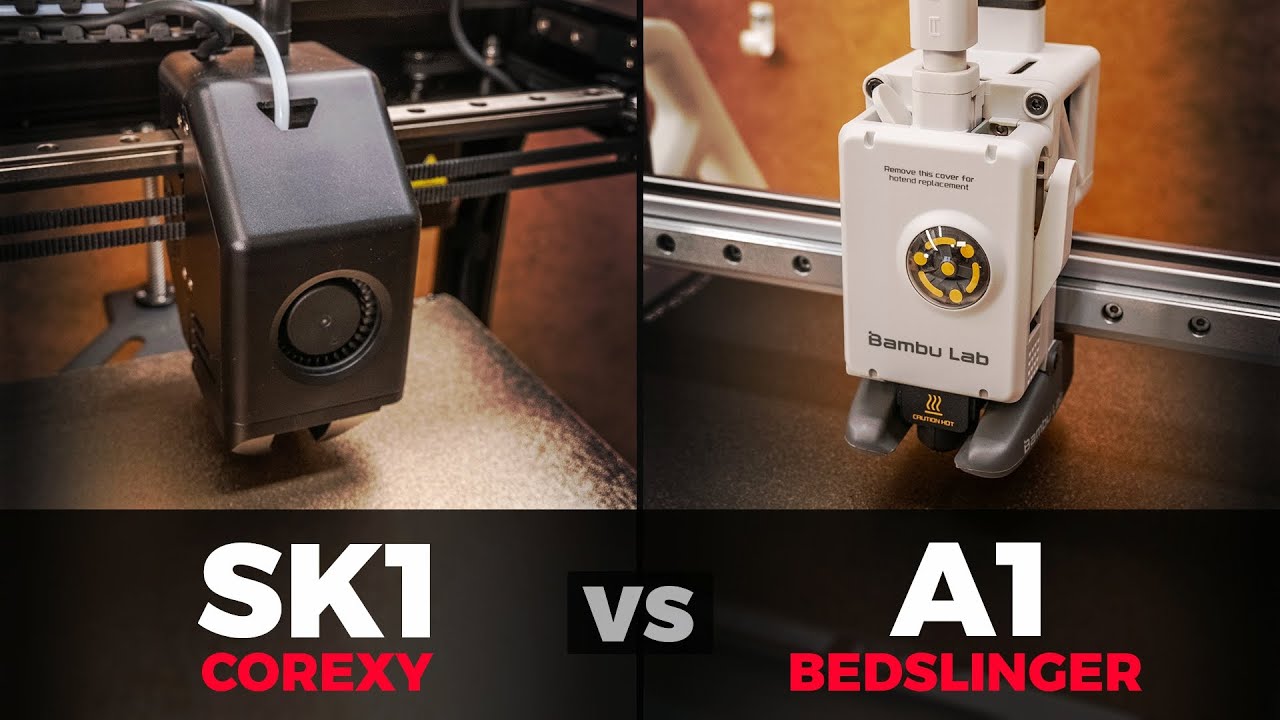 BAMBU LAB A1 vs TWOTREES SK1 compared to P1S and K1 (3D Print Quality ...