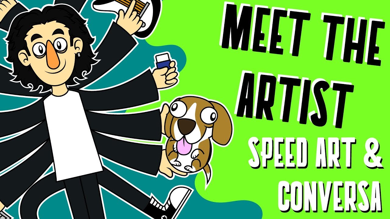 MEET THE ARTIST SPEED ART Desenhando e Conversando - YouTube