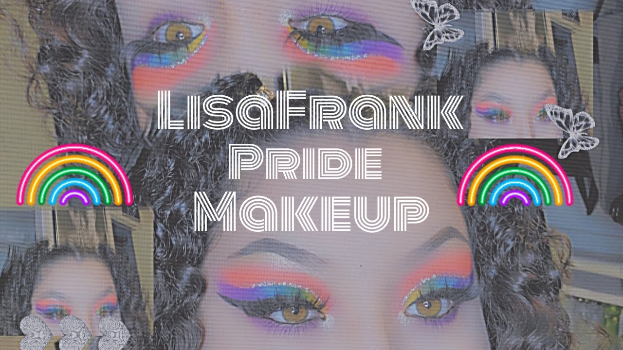 LisaFrank Rainbow Pride Makeup Tutorial - YouTube