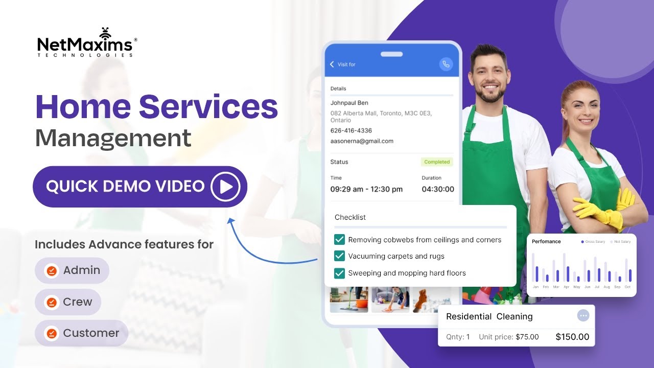 Quick Demo - Home Services Management App - Scheduling, Tracking ...