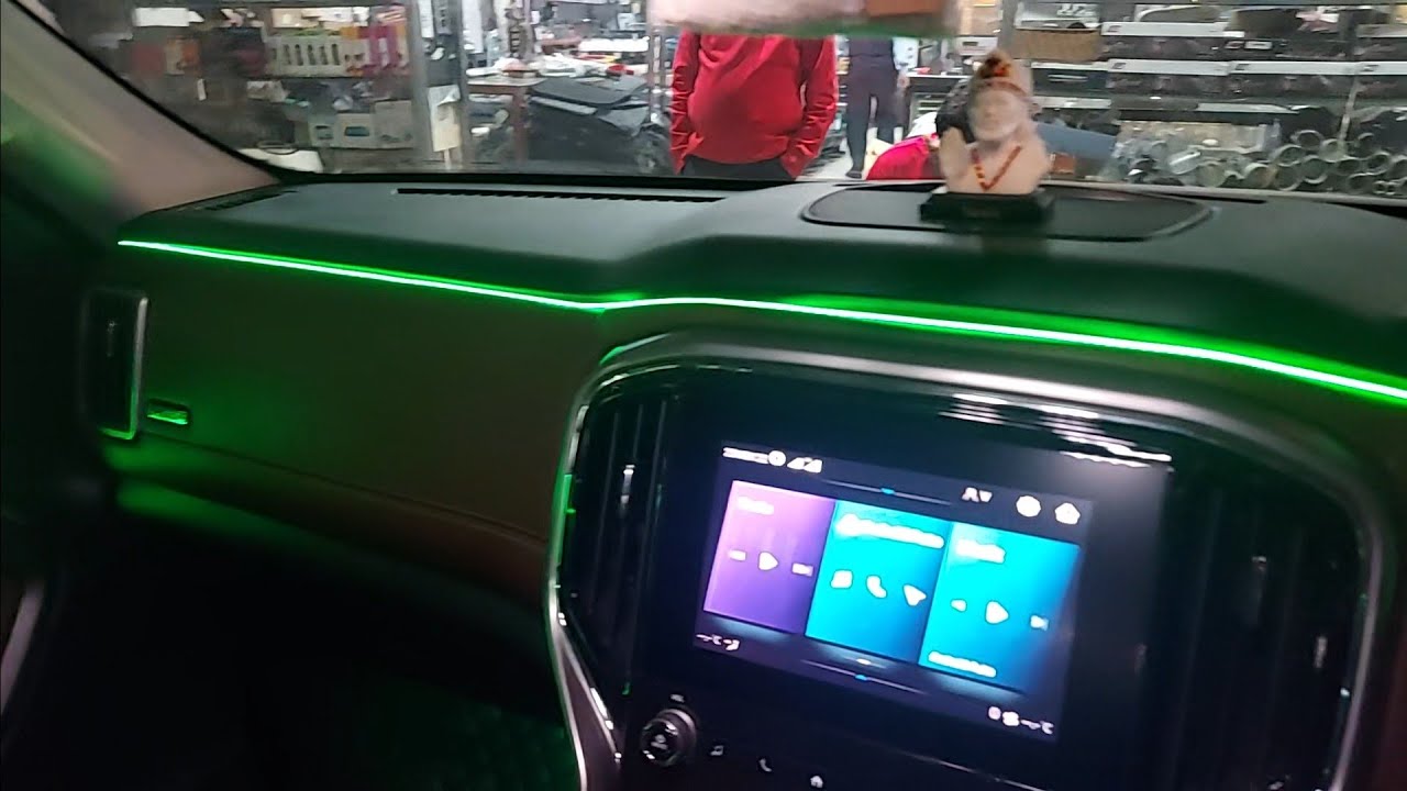 Cardi Ambient lighting in Scorpio-N - YouTube