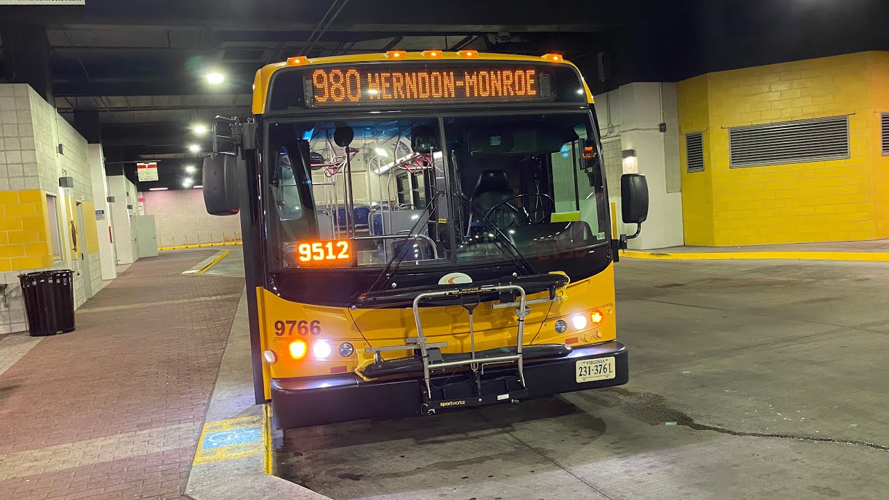 Fairfax Connector 2007 New Flyer D35LFR 9766 on Route 980 Full Ride ...